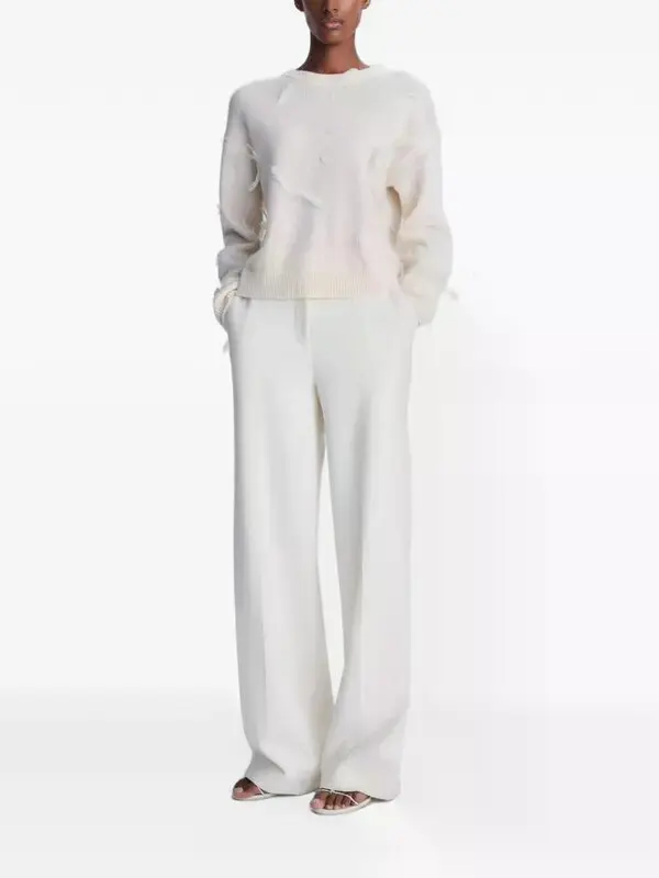Simkhai Avrae Feather-embellished Sweater