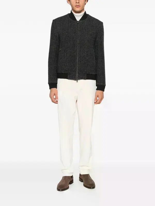 BAGNOLI SARTORIA NAPOLI Garda Corduroy Pleated Trousers