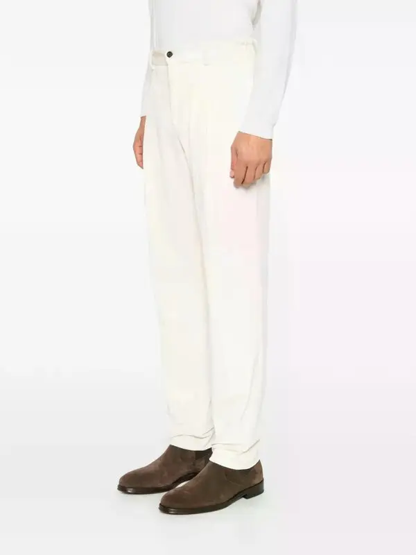 BAGNOLI SARTORIA NAPOLI Garda Corduroy Pleated Trousers