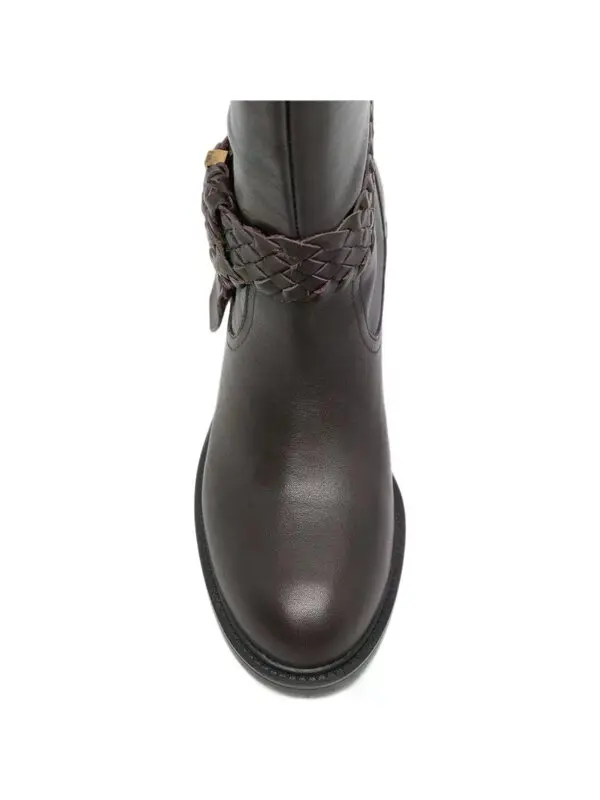 Liu Jo Braided-strap Block-heel Boots