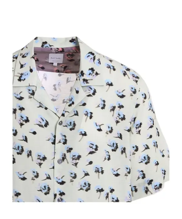 Paul Smith All-over Floral Printed Short-sleeved Shirt