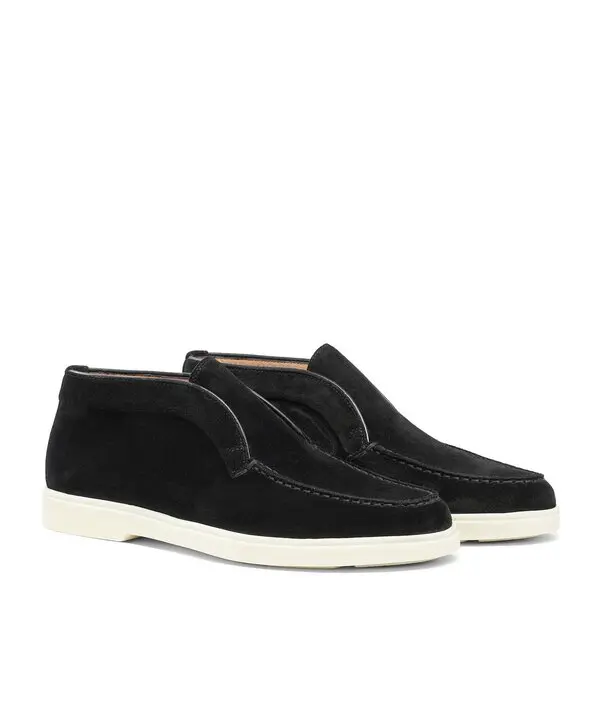 Santoni Suede Loafers