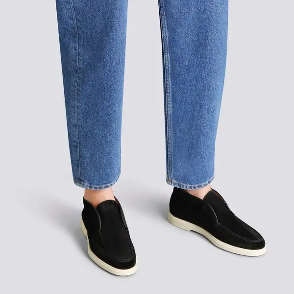 Santoni Suede Loafers