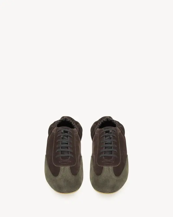 Saint Laurent Lewis Sneakers In Suede