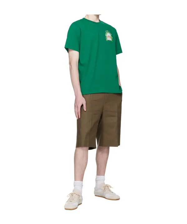 Casablanca Logo Crew Neck T-shirt
