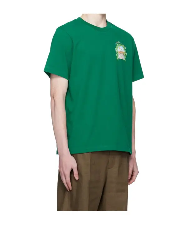 Casablanca Logo Crew Neck T-shirt