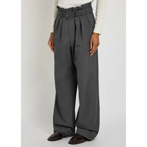 Dries Van Noten High-waisted, Wide-leg Dress Pants