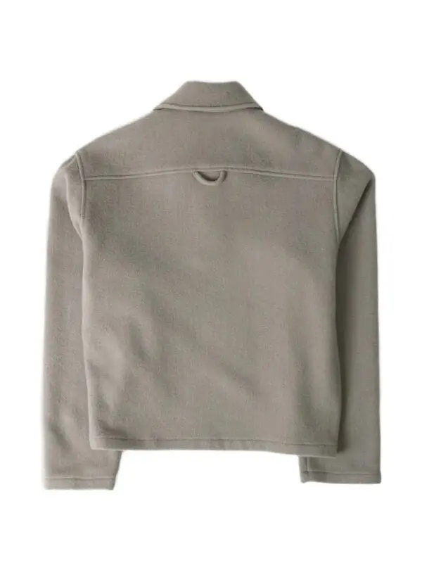 RIER Fog Fleece Polo Shirt - Gray