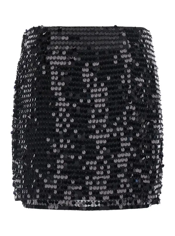 ROTATE BY BIRGER CHRISTENSEN Sequin Mini Skirt