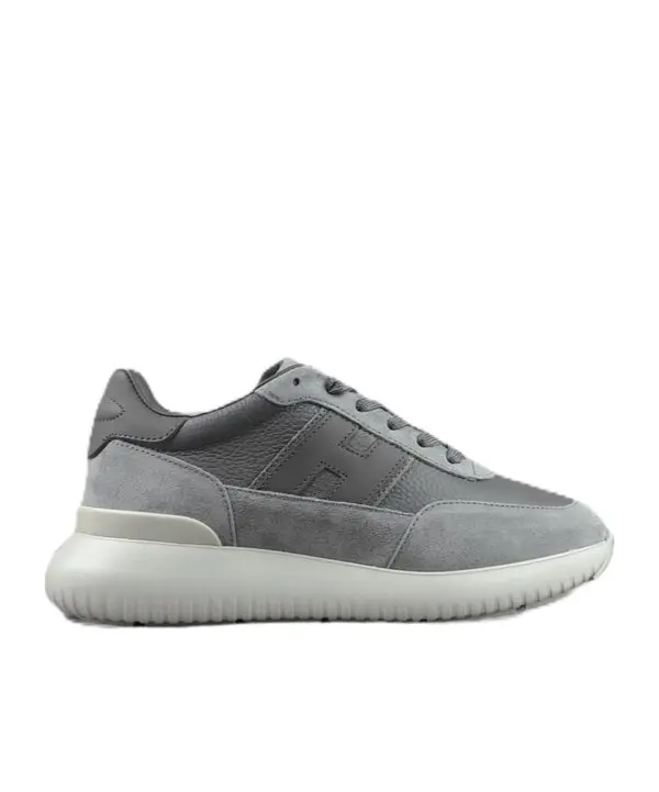 Hogan Lace-up Low-top Sneakers - Gray