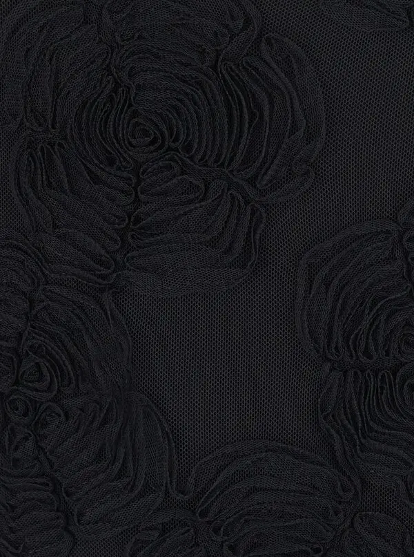 ROTATE BY BIRGER CHRISTENSEN Floral Mesh Mini Dress