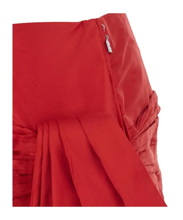 ROTATE BY BIRGER CHRISTENSEN Bow-detail Skirt - Red
