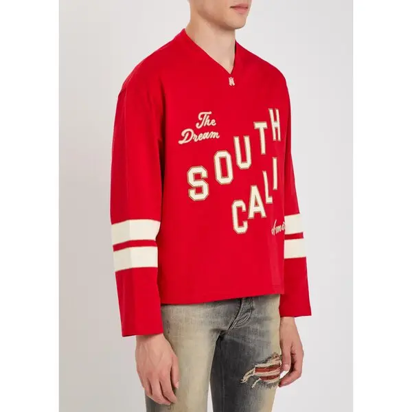 Amiri Cotton V-neck T-shirt