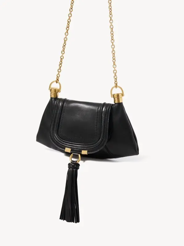 Chloé Mini Marcie Foulard Chain Bag In Soft Leather