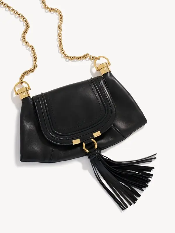 Chloé Mini Marcie Foulard Chain Bag In Soft Leather