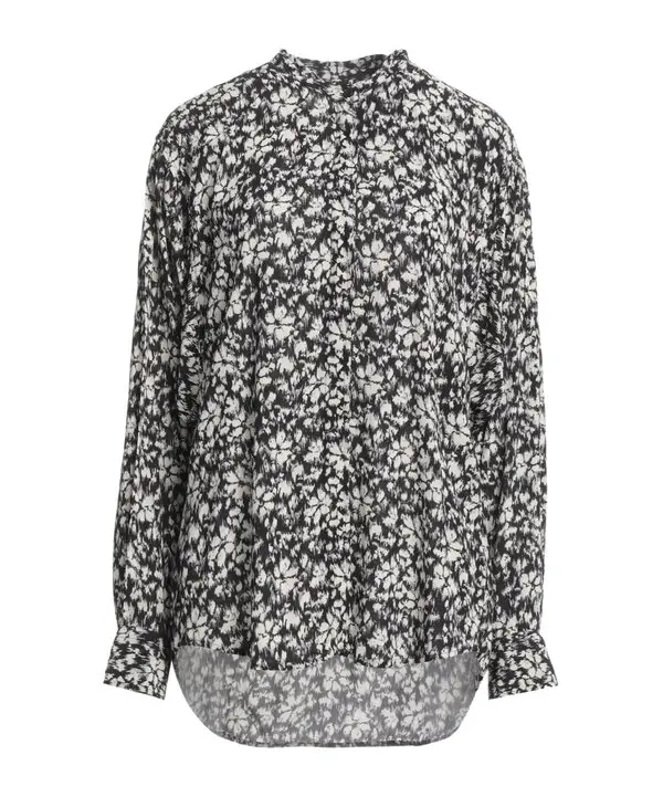 Isabel Marant Étoile Two-tone Long-sleeve Crew Neck Shirt - Gray