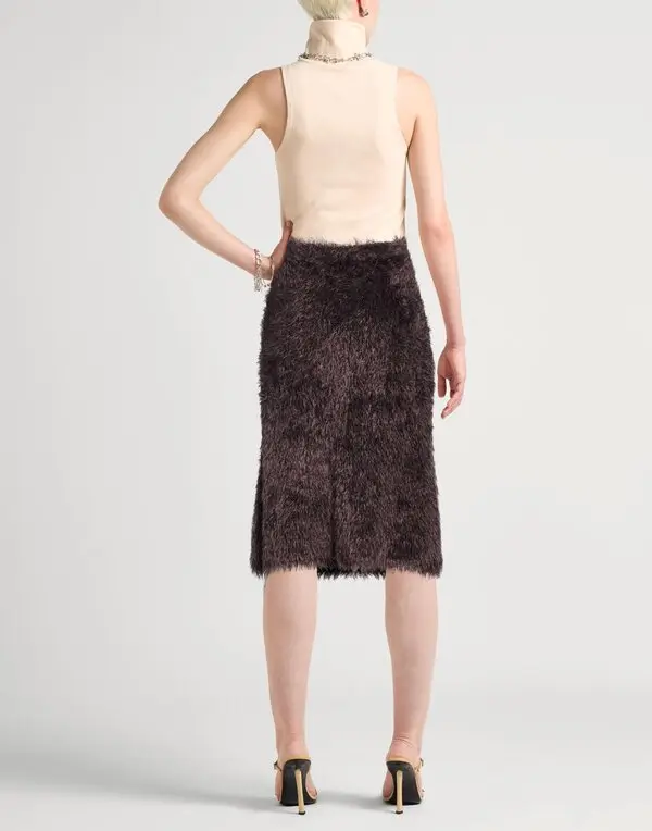 MAISON MARGIELA Solid-colored Knit Flare Skirt