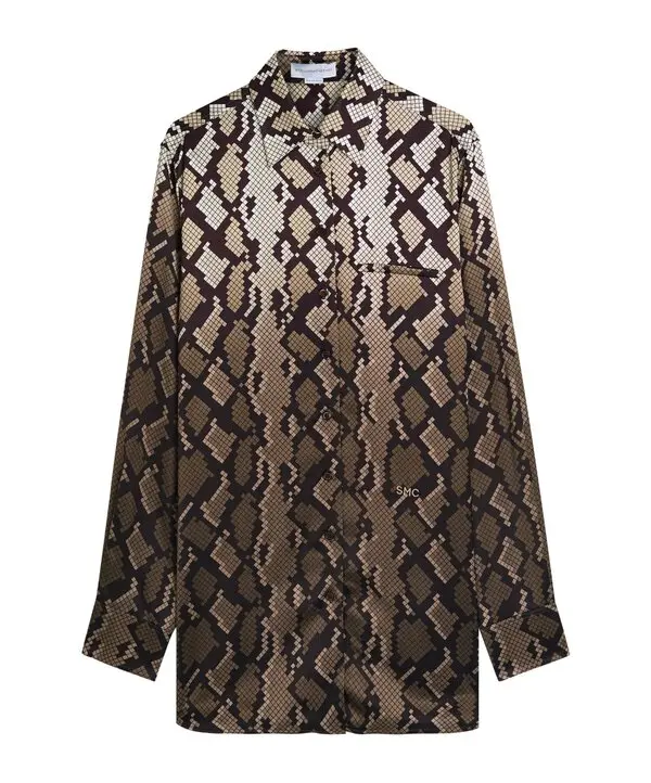 Stella McCartney Long-sleeve Oversized-fit Shirt - Black