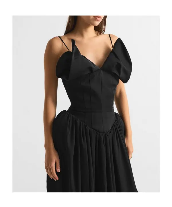 Magda Butrym V-neck Spaghetti Strap Dress