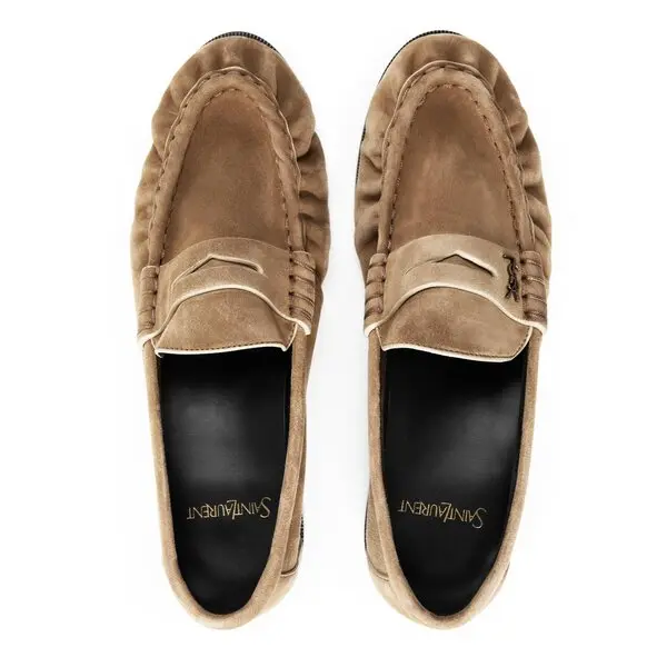 Saint Laurent Suede Loafers