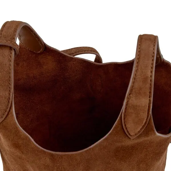 Polo Ralph Lauren Suede-handled Bucket Bag - Brown
