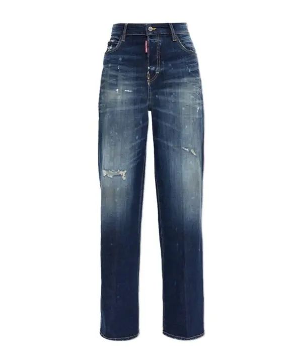 Dsquared2 ダメージ ペイント ジーンズ