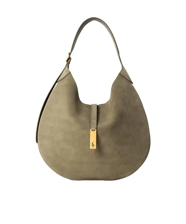 Polo Ralph Lauren Crescent-shaped One-shoulder Bag - Brown