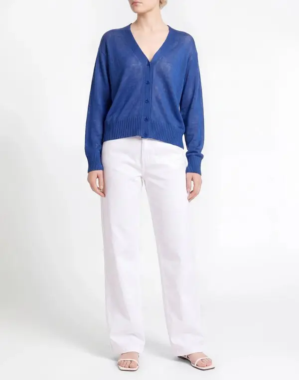 Max Mara Solid-color Long-sleeve Knit Top