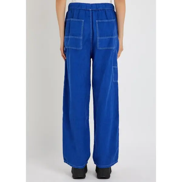Rag & Bone Loose Straight-leg Linen Pants