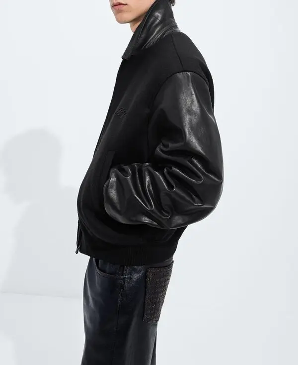 Bottega Veneta Relaxed-fit Bv-embroidered Blouson