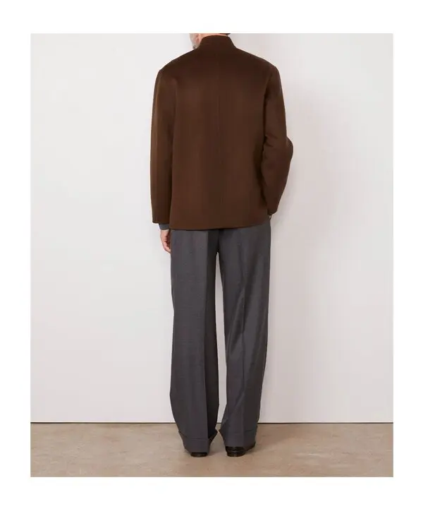 Officine Générale Simão Mandarin-collar Wool Jacket