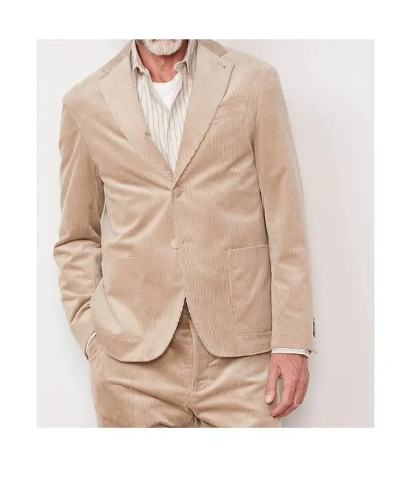 Officine Générale Long-sleeved Blazer With A Notched Lapel