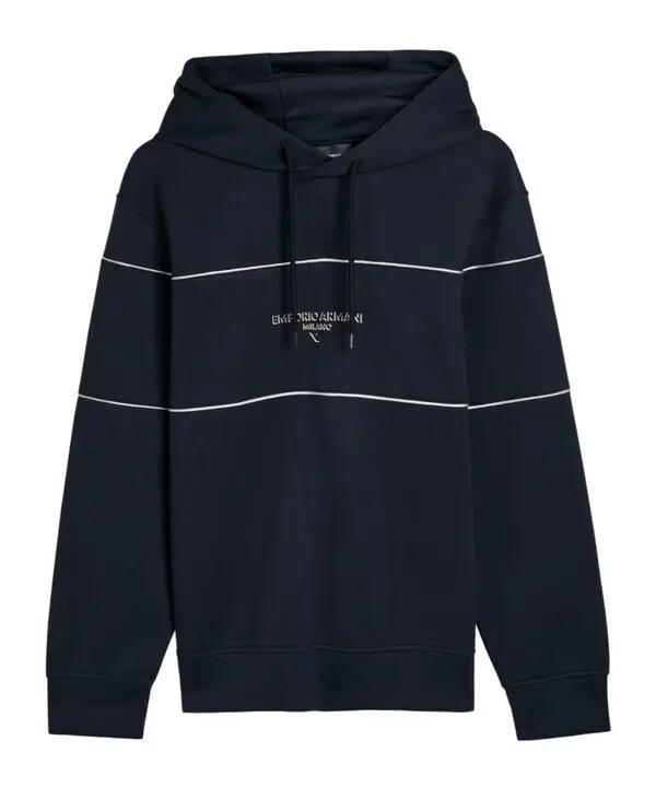 Emporio Armani Logo Modal Over The Head Hoodie