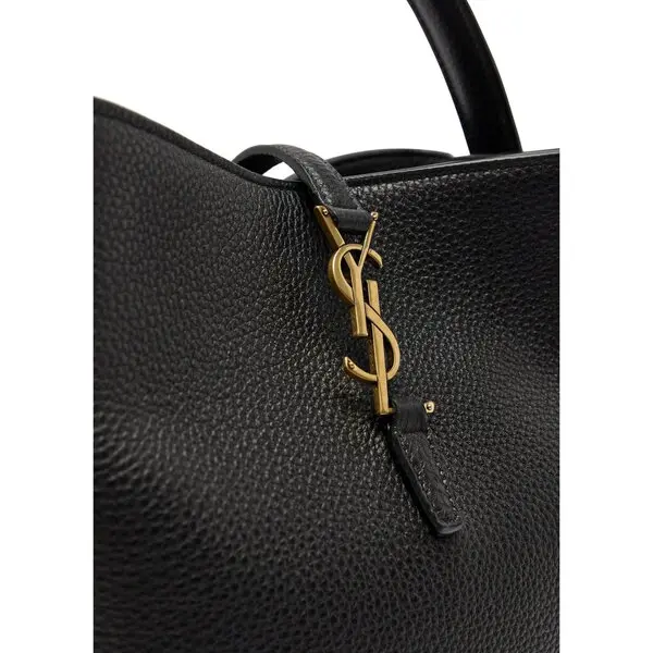 Saint Laurent Grain Leather Bucket Bag