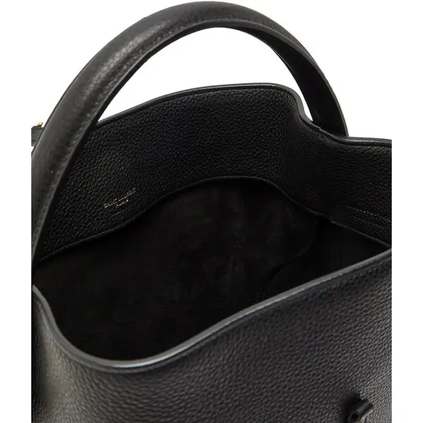 Saint Laurent Grain Leather Bucket Bag