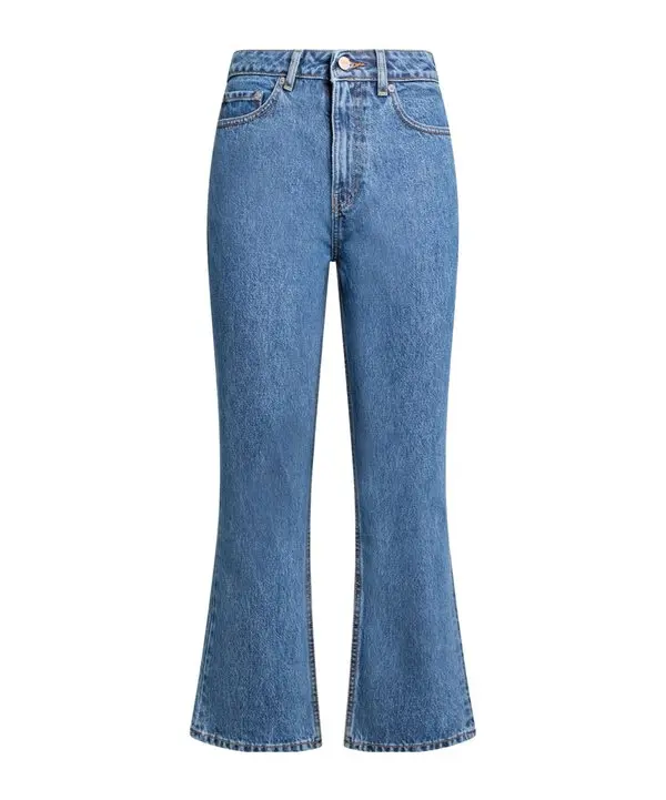 GANNI Mid- Jeans - Blue