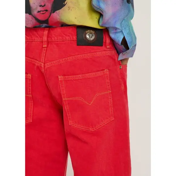 Versace Mid-rise Straight-leg Jeans