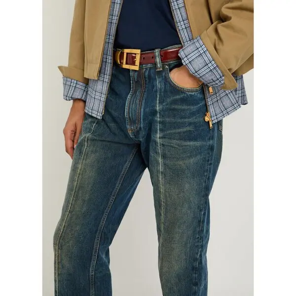 Versace Mid-rise Straight-leg Jeans