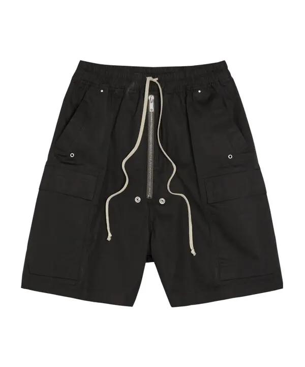 Rick Owens Simple Workwear Shorts - Black