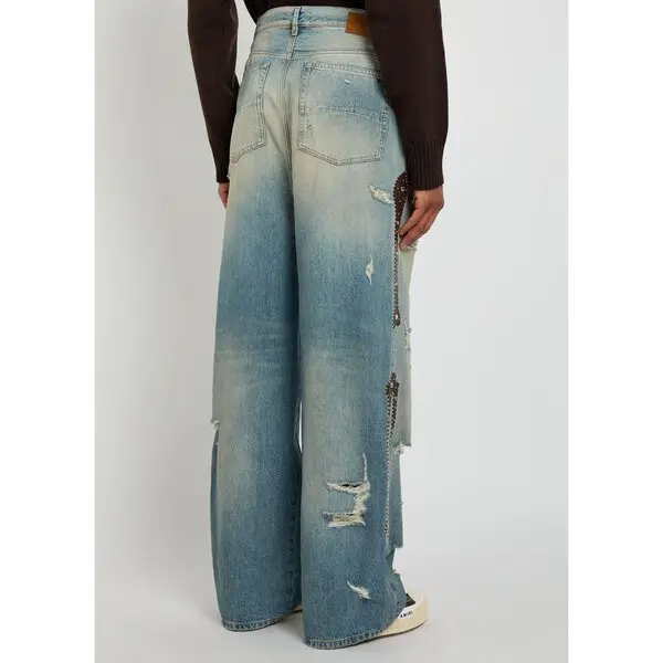 Amiri Mid-rise Straight-leg Jeans