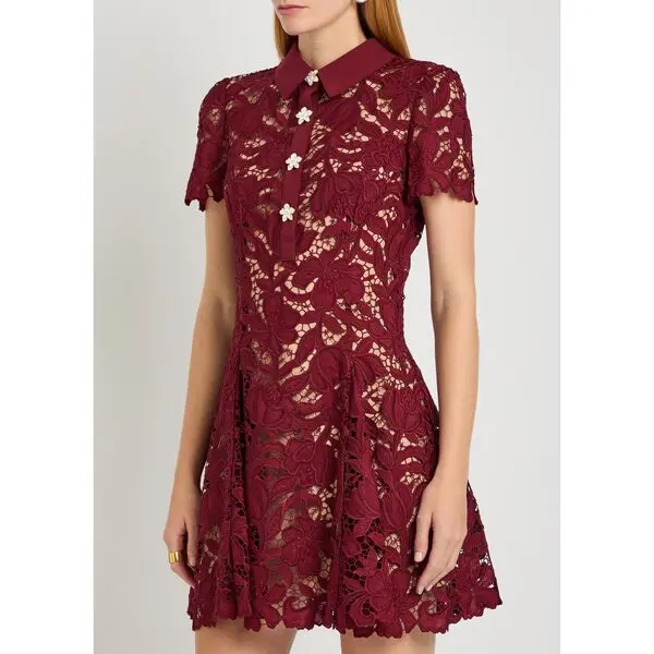 SELF-PORTRAIT Lace Mini Dress