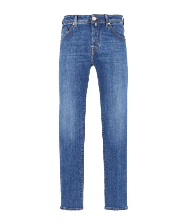 JACOB COHЁN Belt-loop Jeans - Blue