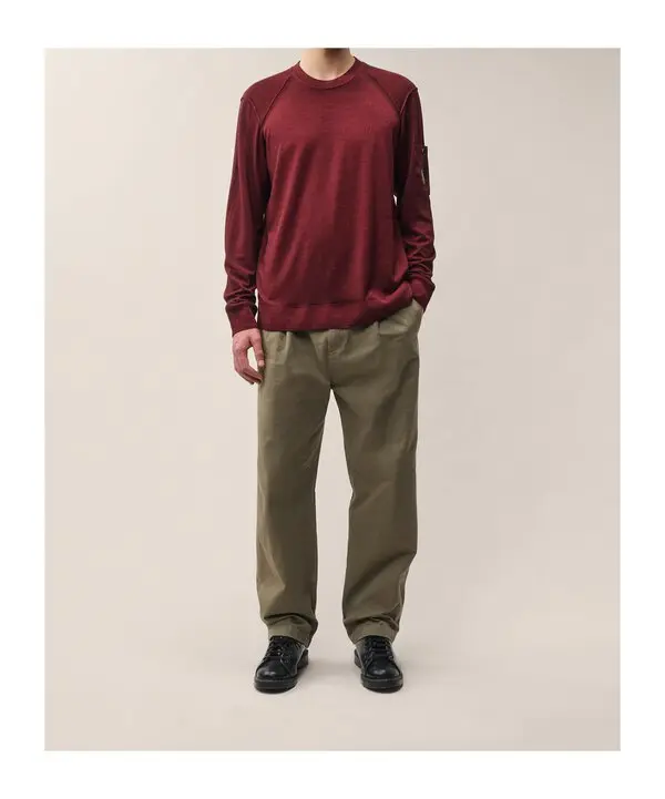 C.P. COMPANY Lens-detail Raglan-sleeve Sweater