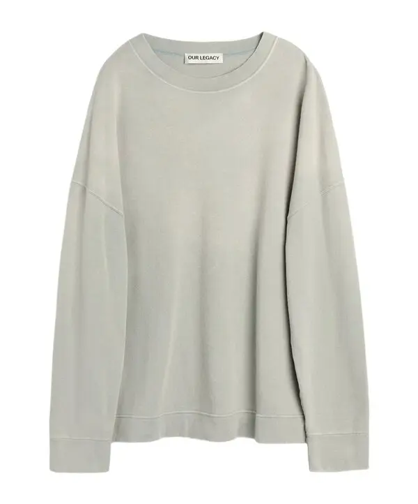 Our Legacy Long-sleeve Sweatshirt - Sunfaded Ash Rogue Loopback