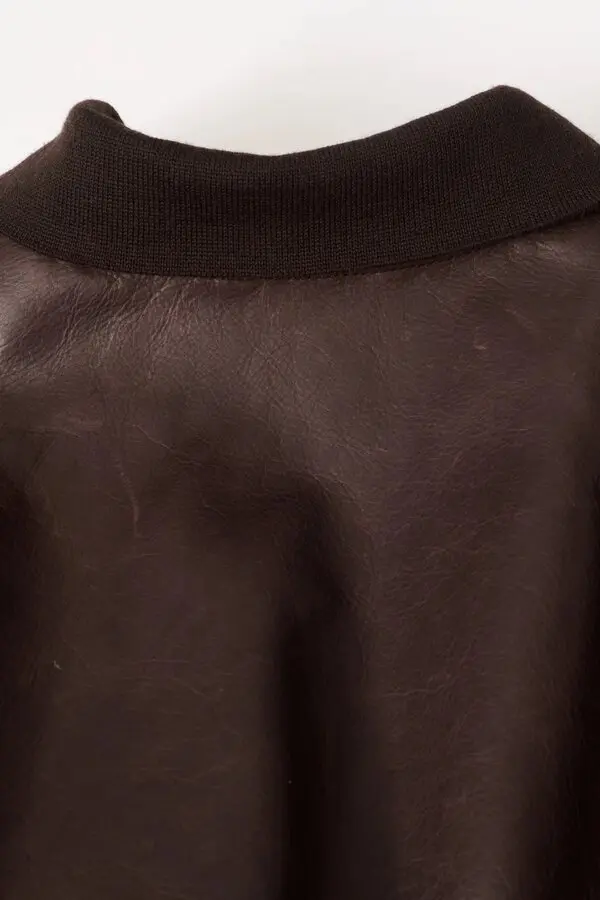 Our Legacy Long-sleeve Leather Jacket