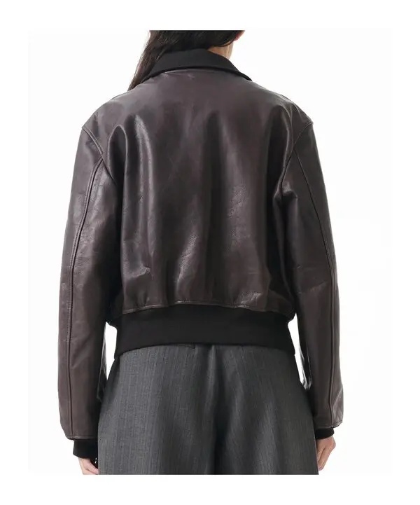 Our Legacy Long-sleeve Leather Jacket