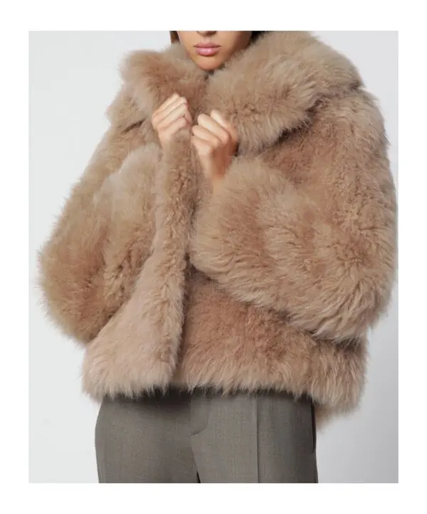 BLANCHA Short Faux Fur Coat