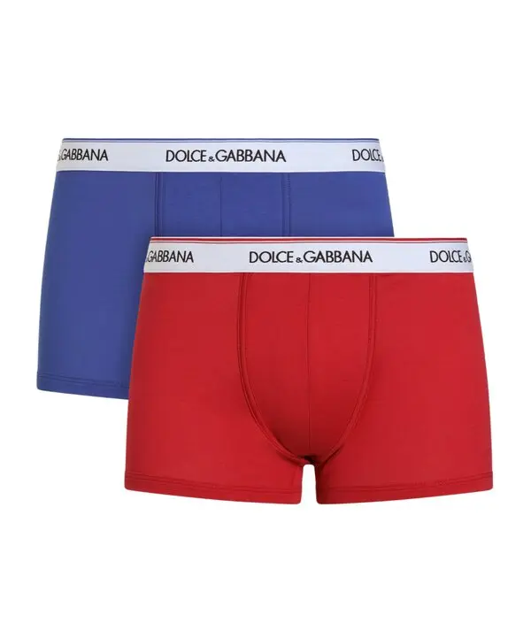 Dolce & Gabbana Two-pack Of Boxer Briefs - Red