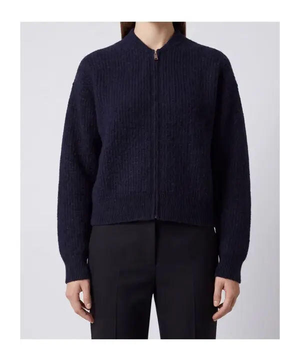 Fabiana Filippi Waffle-knit Zip-up Cardigan