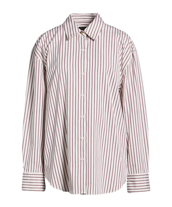 Rag & Bone Striped Long-sleeve Shirt - Camel